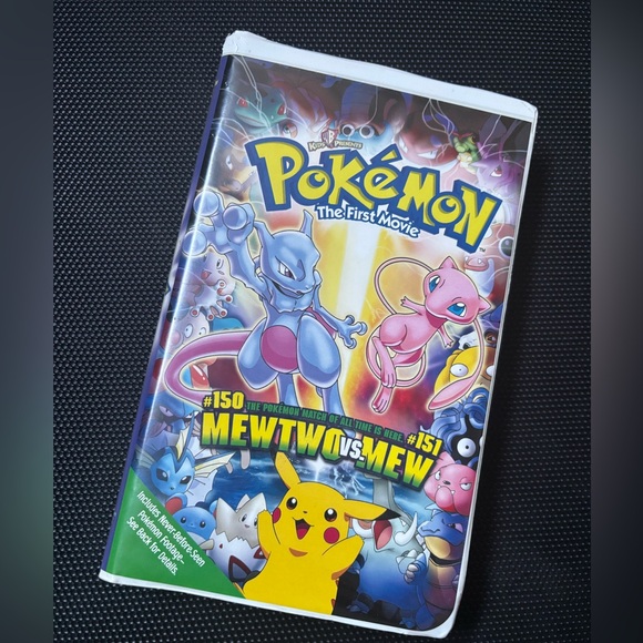 Media | Pokemon The First Movie Vhs Tape | Poshmark